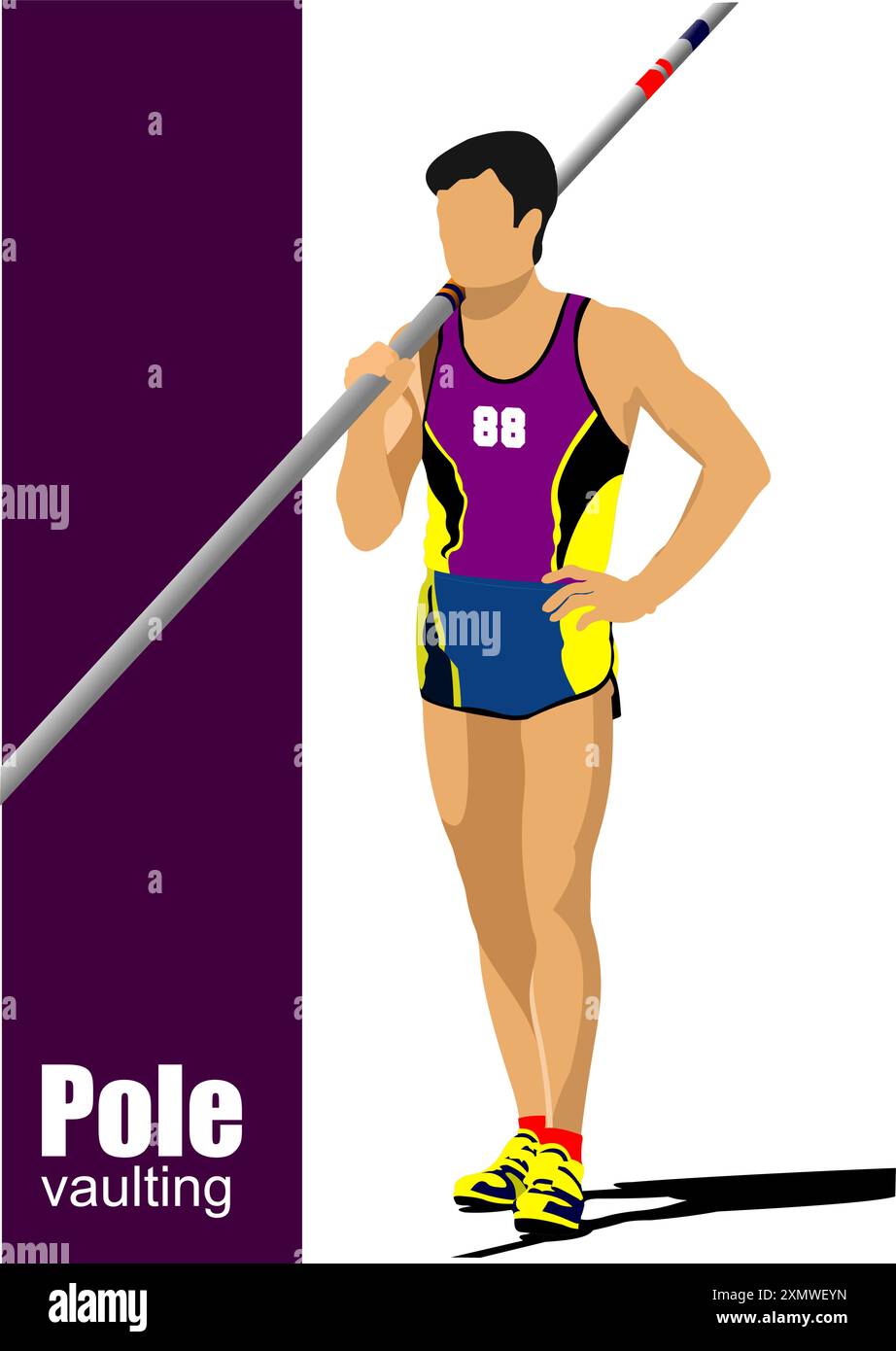 Stick pole vault hi-res stock photography and images - Alamy