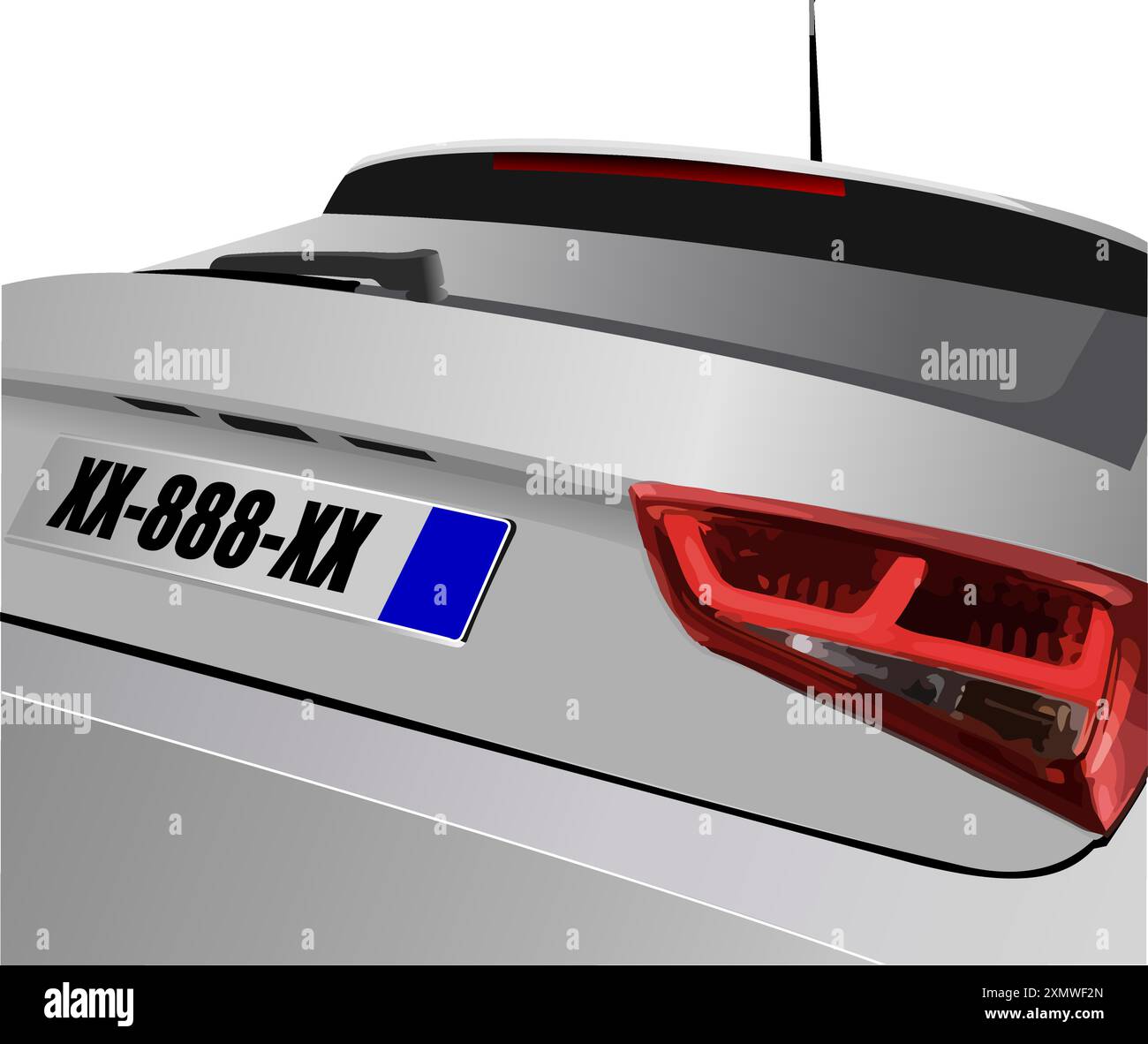 Driver rear view Stock Vector Images - Alamy