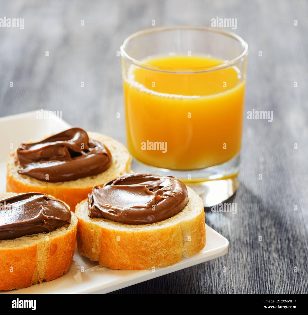 Toasts chocolate hi-res stock photography and images - Alamy
