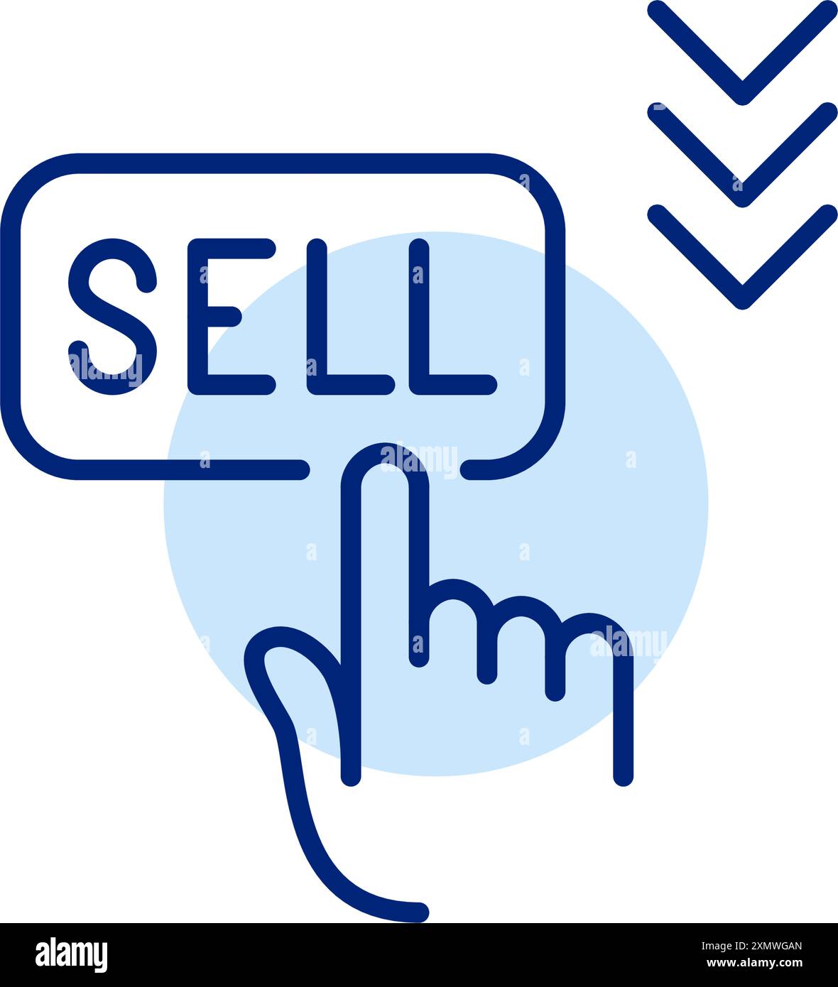 Money graphic down Stock Vector Images - Alamy