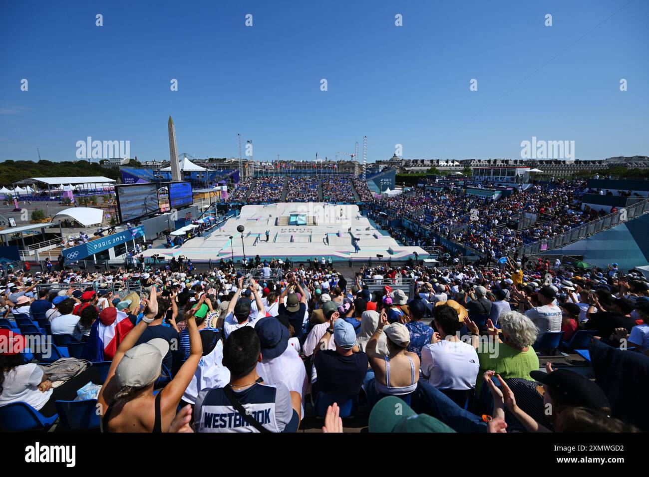 General view of stadium, JULY 29, 2024 - Skateboarding : Men's Street ...