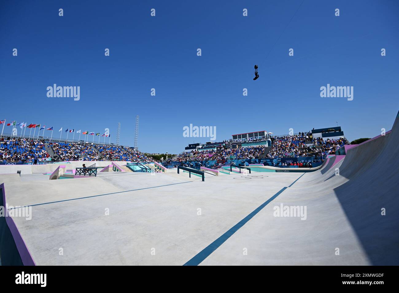 General view of stadium, JULY 29, 2024 - Skateboarding : Men's Street ...