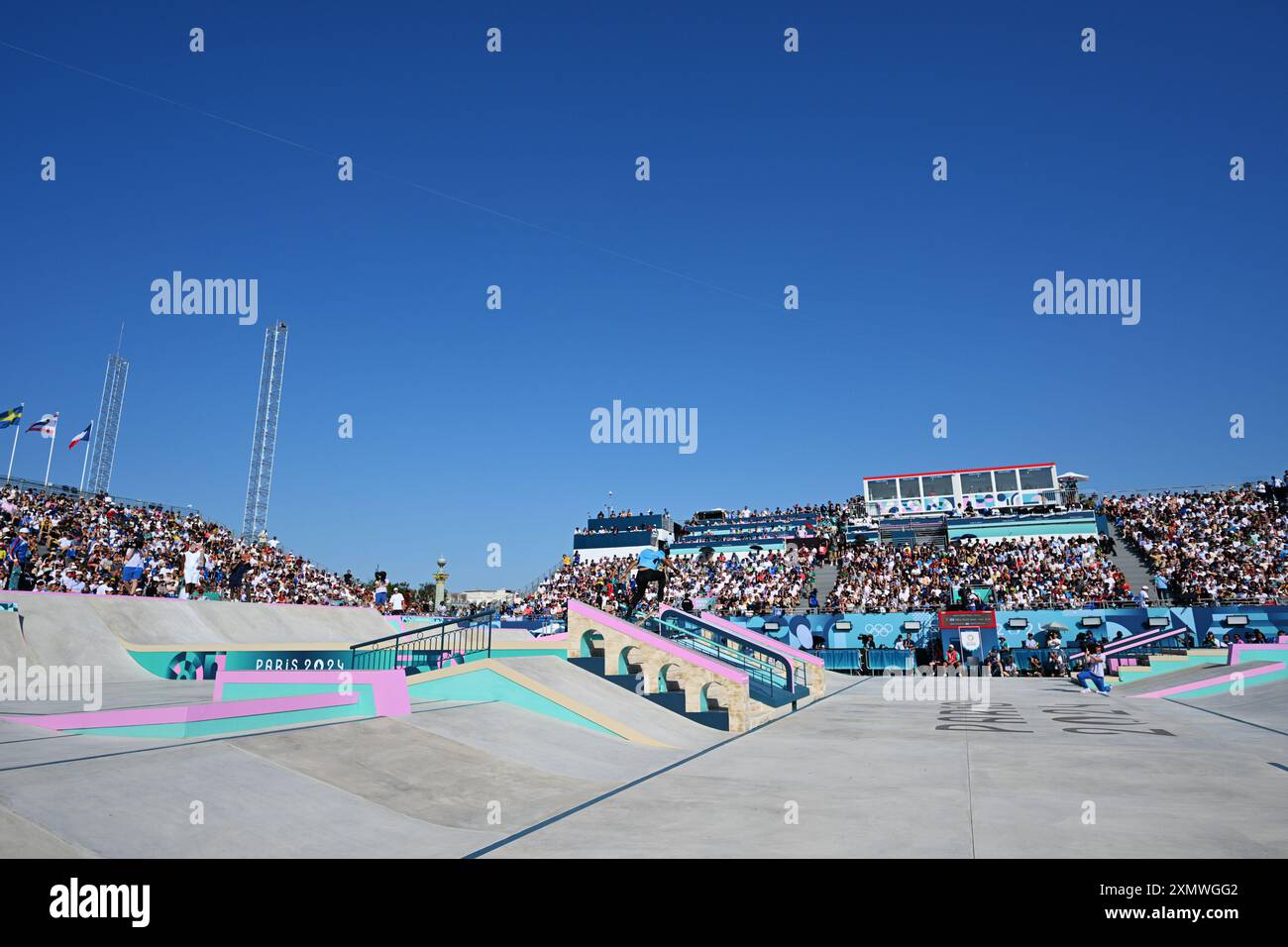 General view of stadium, JULY 29, 2024 - Skateboarding : Men's Street ...