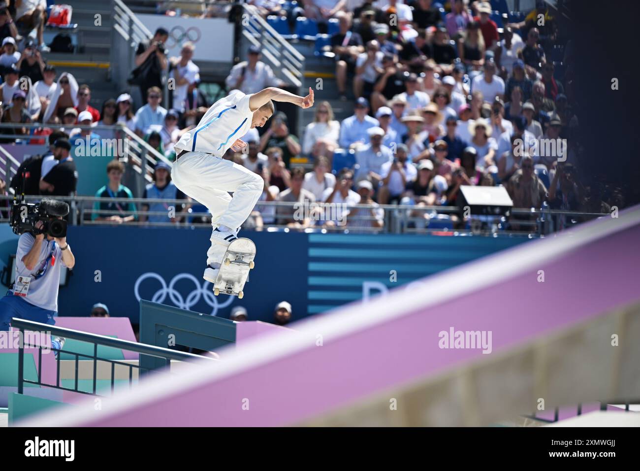 Vincent Milou (FRA), JULY 29, 2024 - Skateboarding : Men's Street ...
