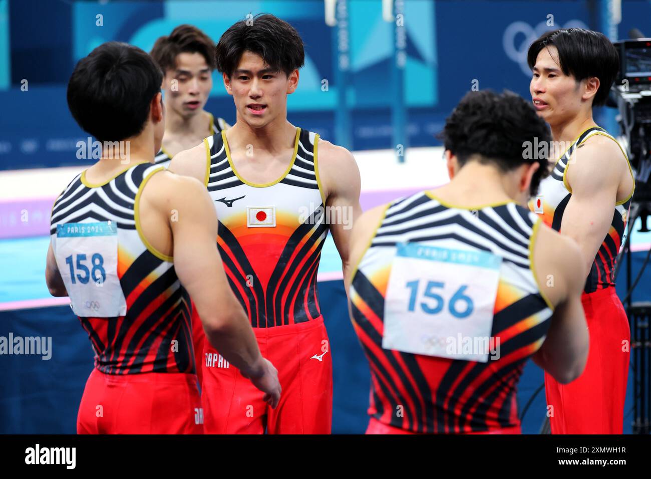 Paris, France. 29th July, 2024. Daiki Hashimoto & Japan team group (JPN) Gymnastics - Artistic ...