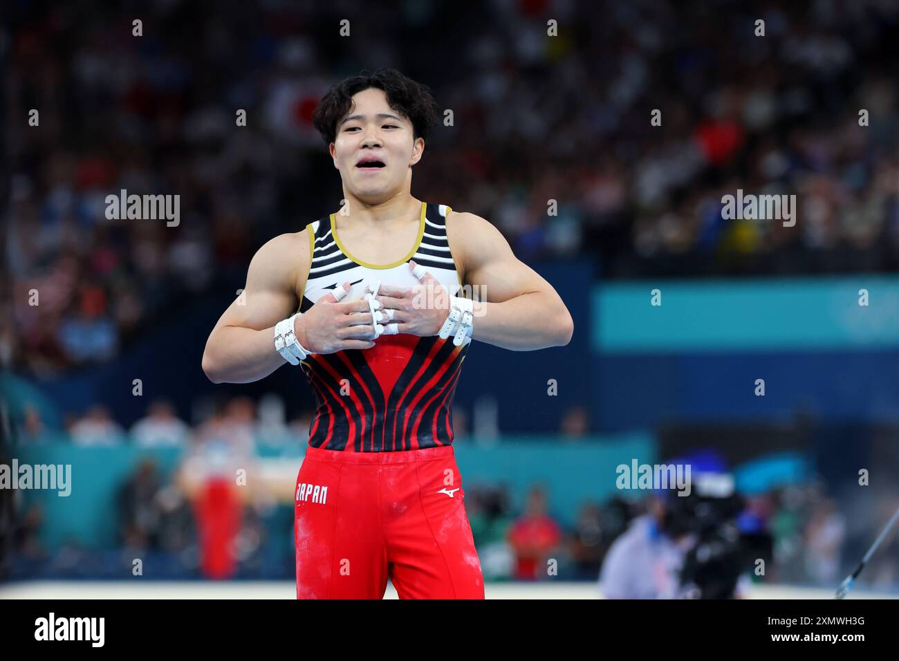 Paris, France. 29th July, 2024. Shinnosuke Oka (JPN) Gymnastics ...