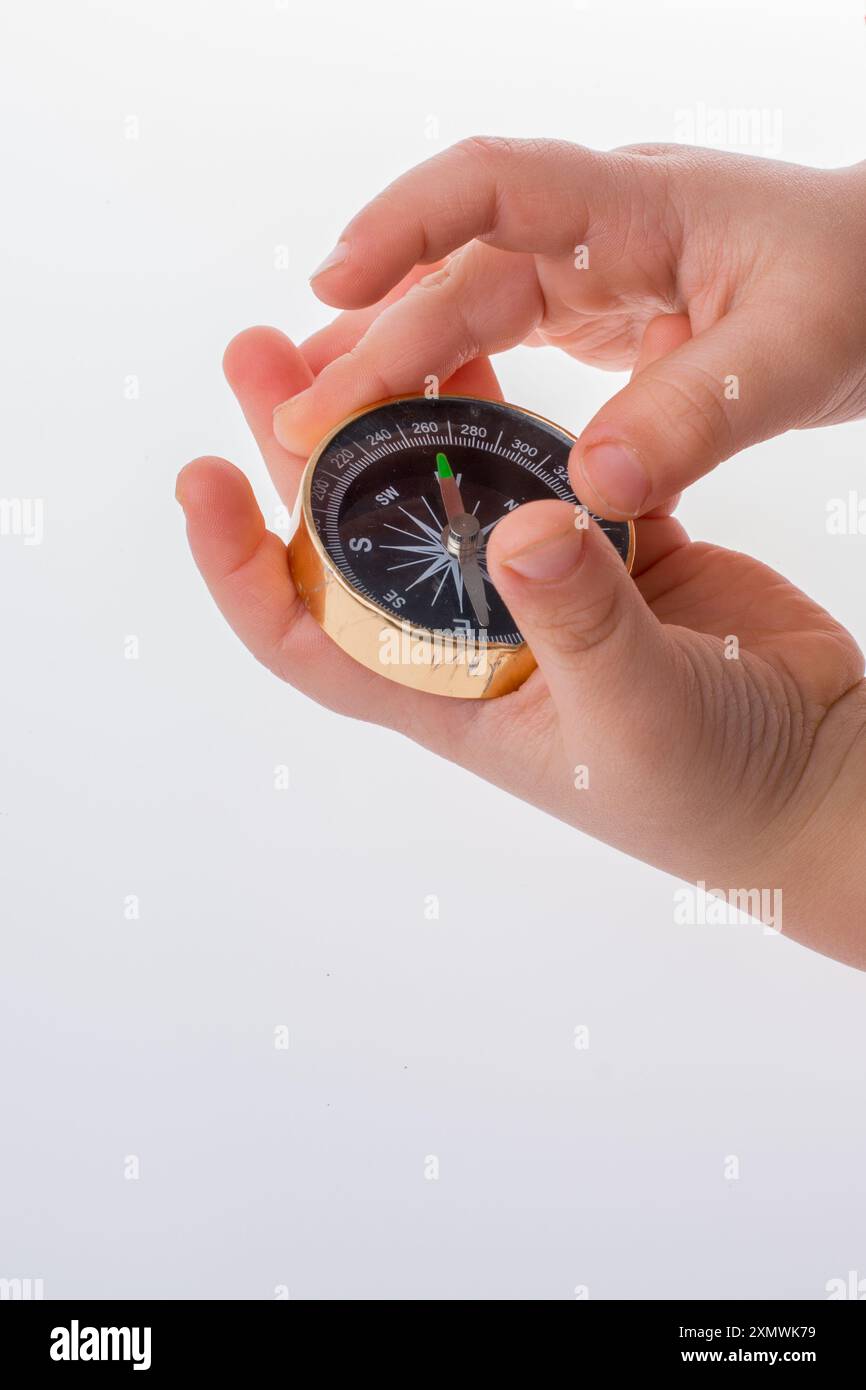 Child north south east west compass hi-res stock photography and images ...