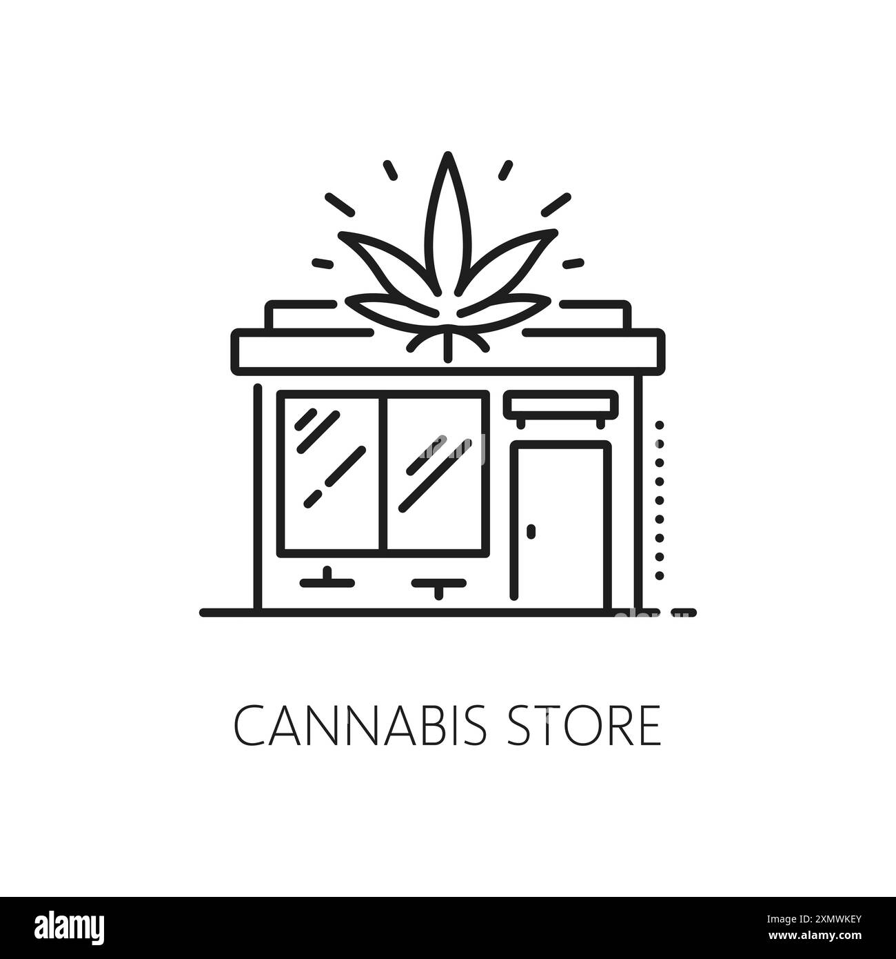 Smoke shop cbd store Stock Vector Images - Alamy
