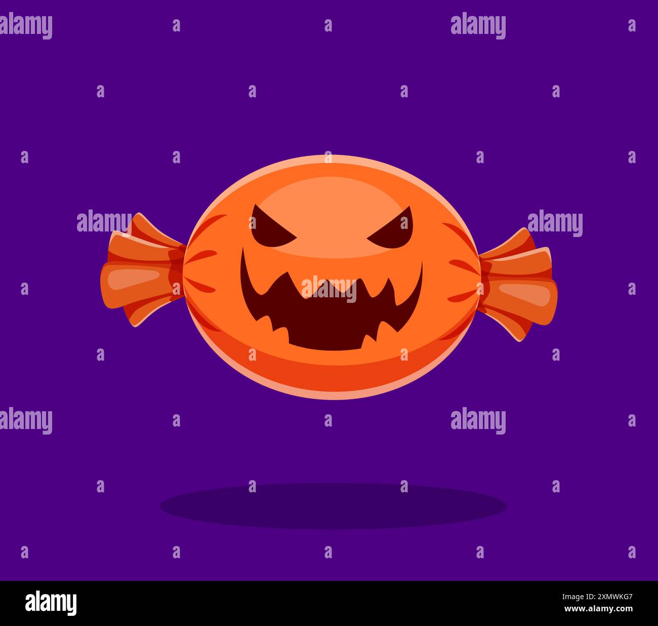 Halloween font, pumpkin dash or punctuation mark for horror alphabet ...