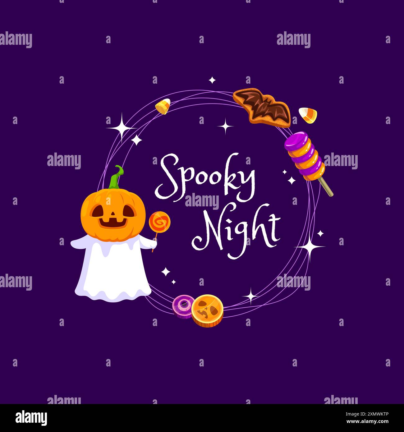 Spooktacular vector vectors hi-res stock photography and images - Alamy