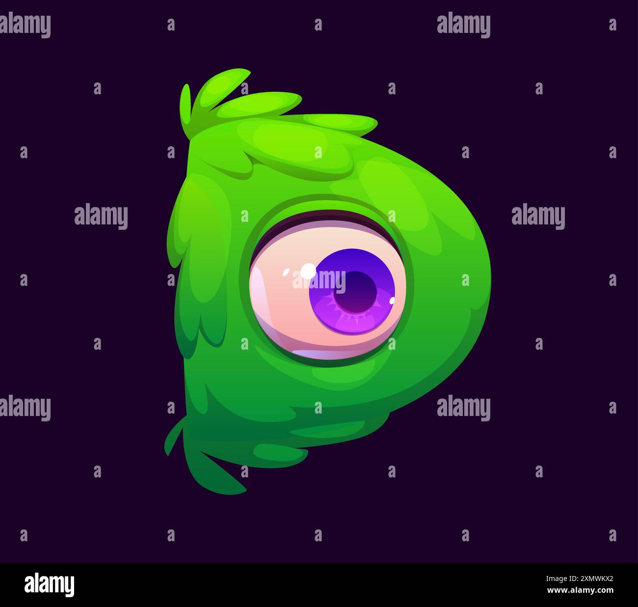 Letter D Halloween font, cartoon evil type, funny scary typeface ...