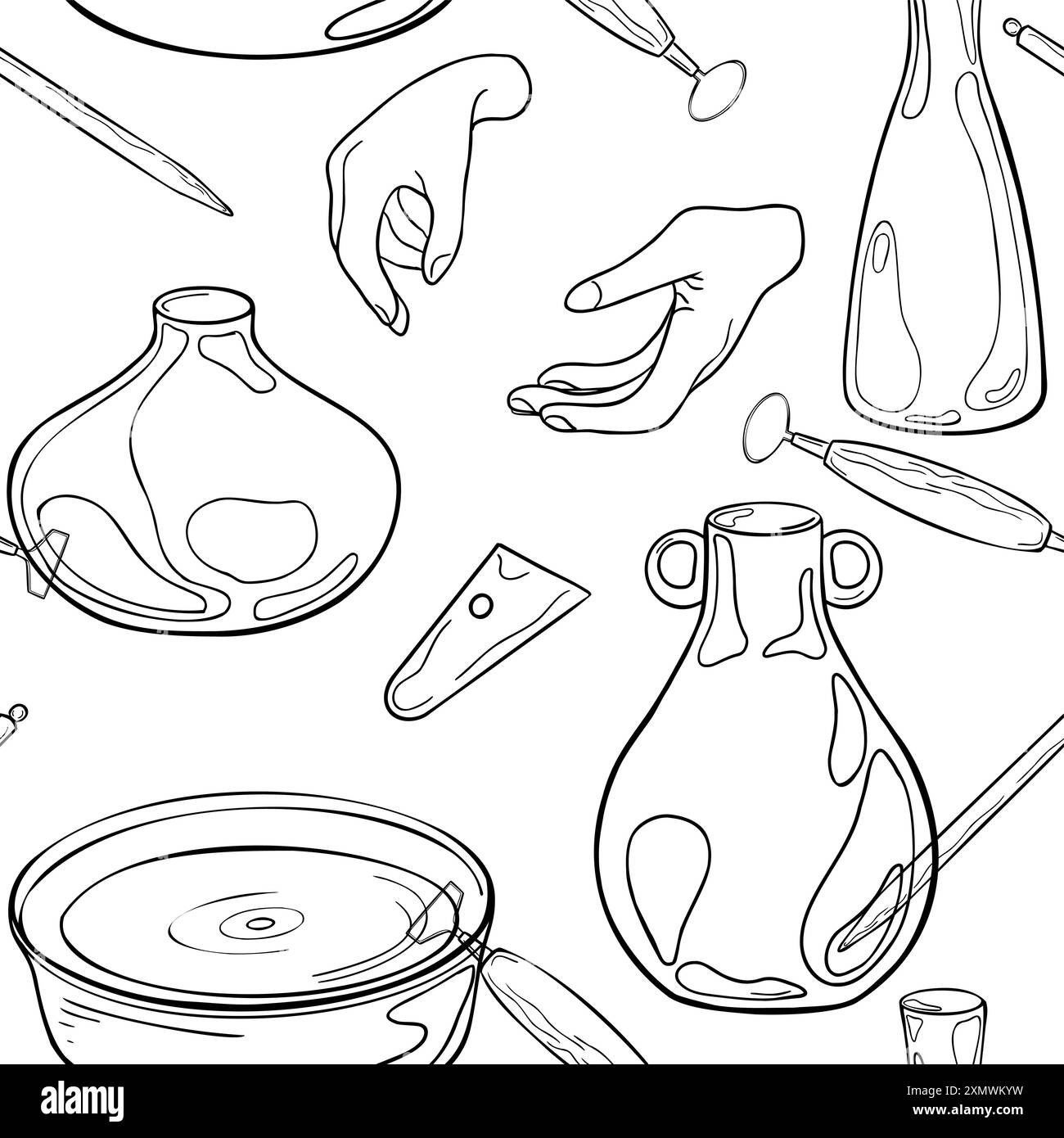 Stacks of dishes Stock Vector Images - Alamy