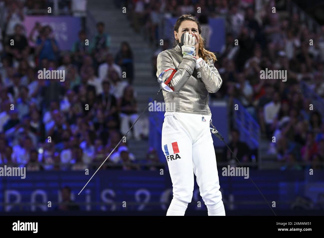Paris, France. 29th July, 2024. Manon Apithy-Brunet (FRA) Gold medal ...