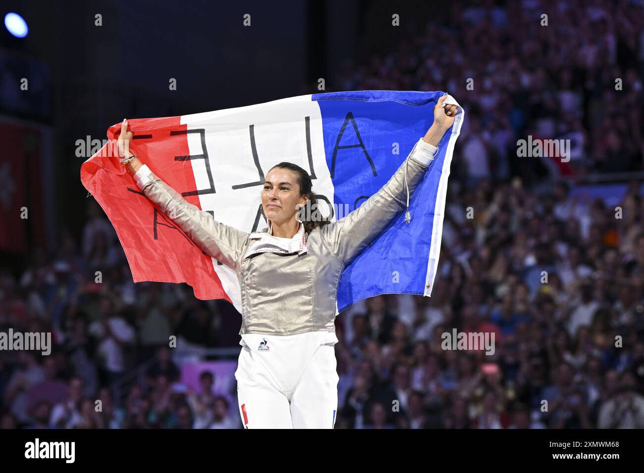 Paris, France. 29th July, 2024. Sara Balzer (FRA) Silver medal, Fencing ...
