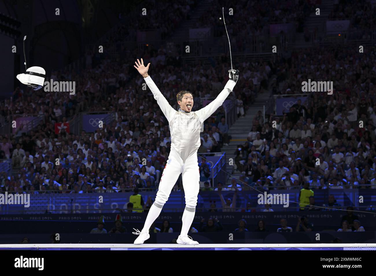 Paris, France. 29th July, 2024. Ka Long Cheung (HKG) against Filippo ...