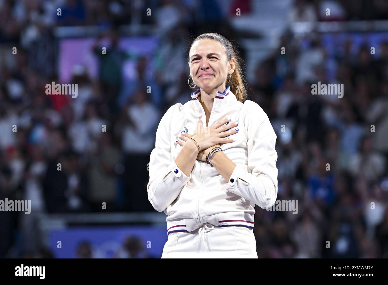 Paris, France. 29th July, 2024. Manon Apithy-Brunet (FRA) Gold medal ...