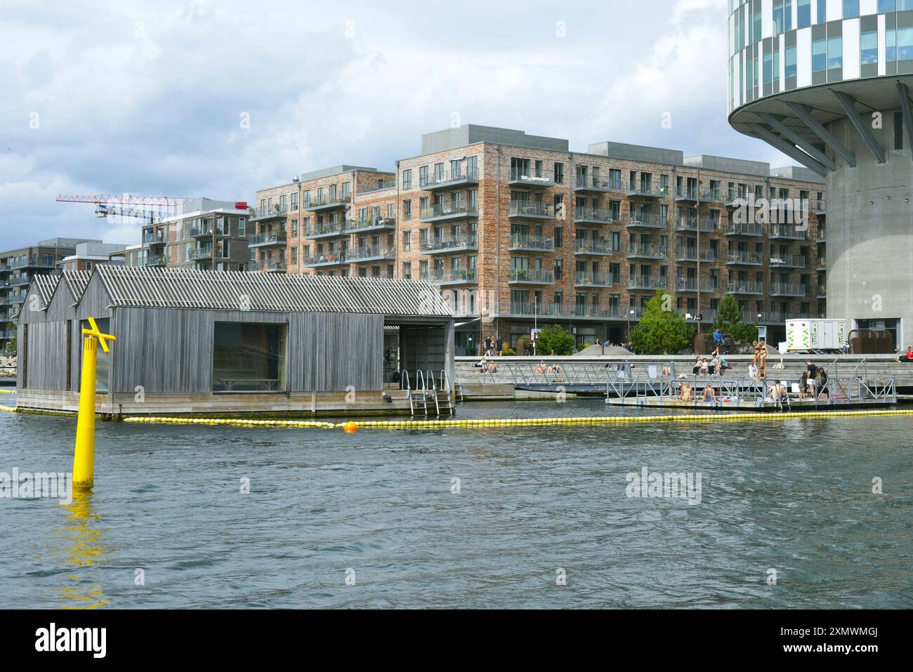 Sandkaj harbor baths in Copenhagen,Denmark,Scandinavia Stock Photo - Alamy
