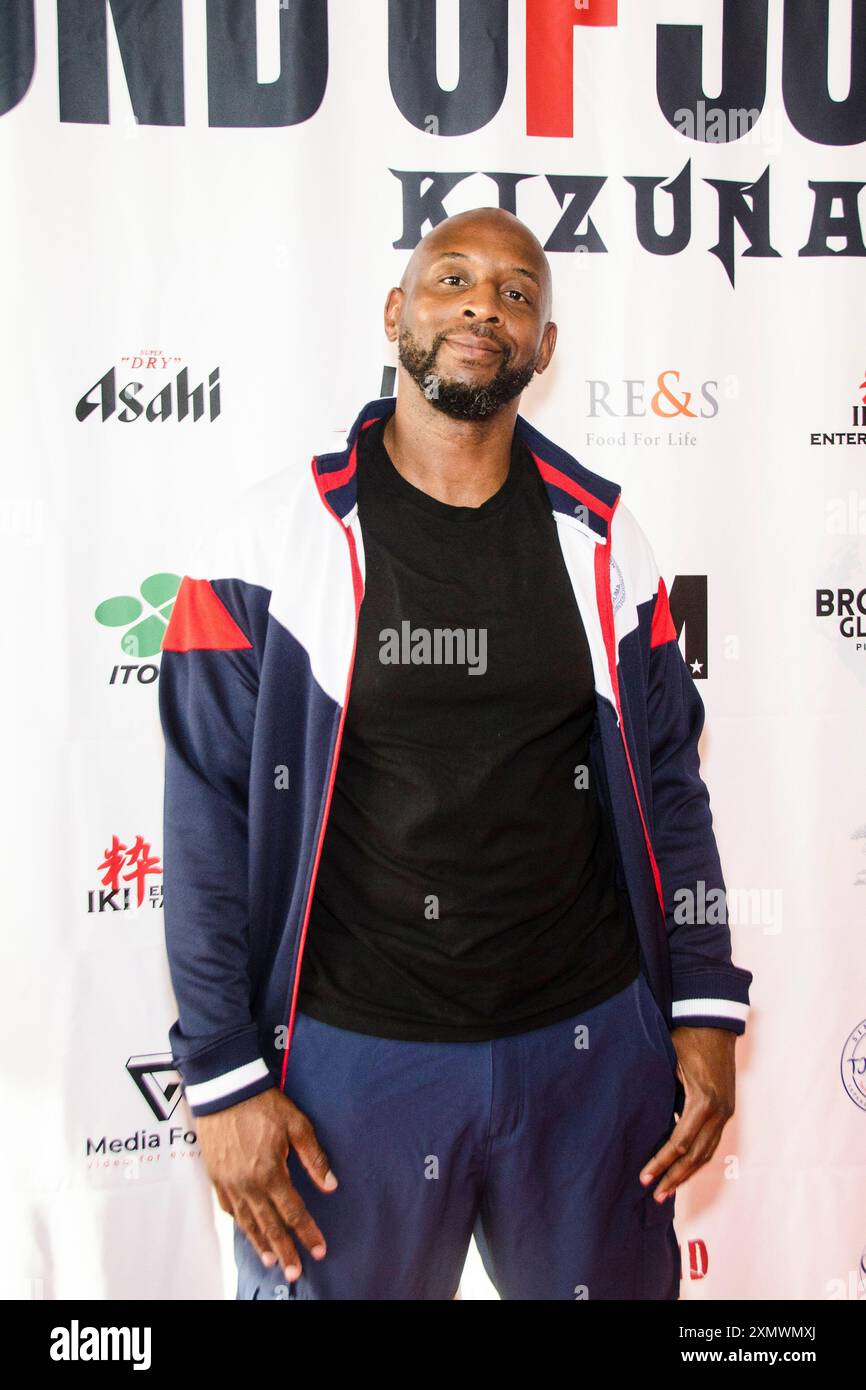 Film Premiere Bond of Justice 7-29-24 Stock Photo - Alamy