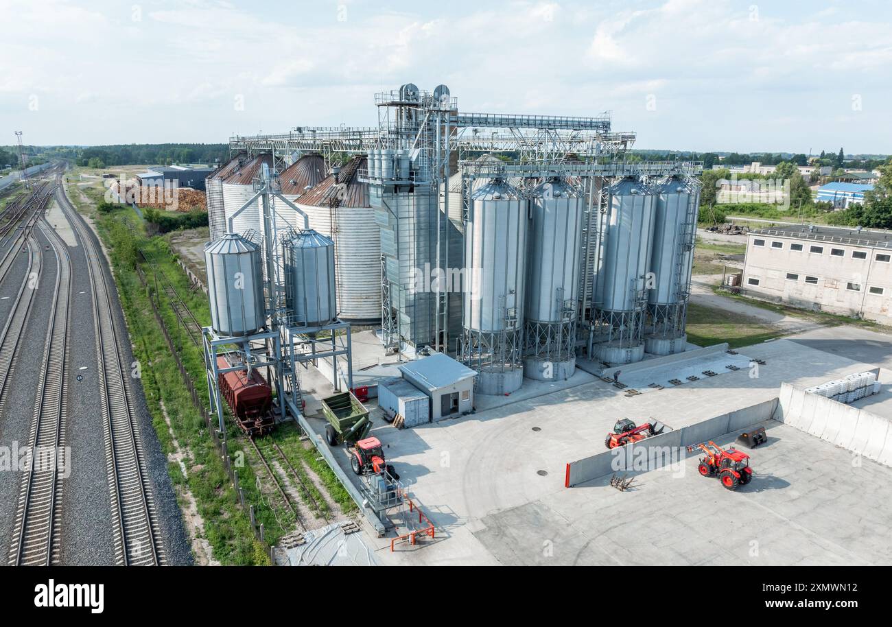 Agro-processing manufacturing plant for processing drying cleaning and ...