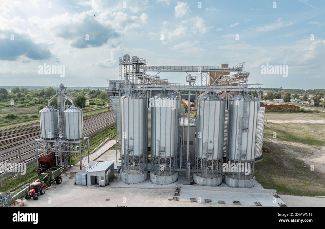 Agro-processing manufacturing plant for processing drying cleaning and ...