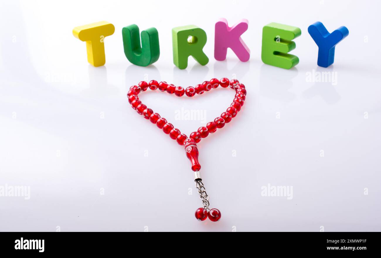 the word TURKEY written with colorful letter blocks Stock Photo - Alamy