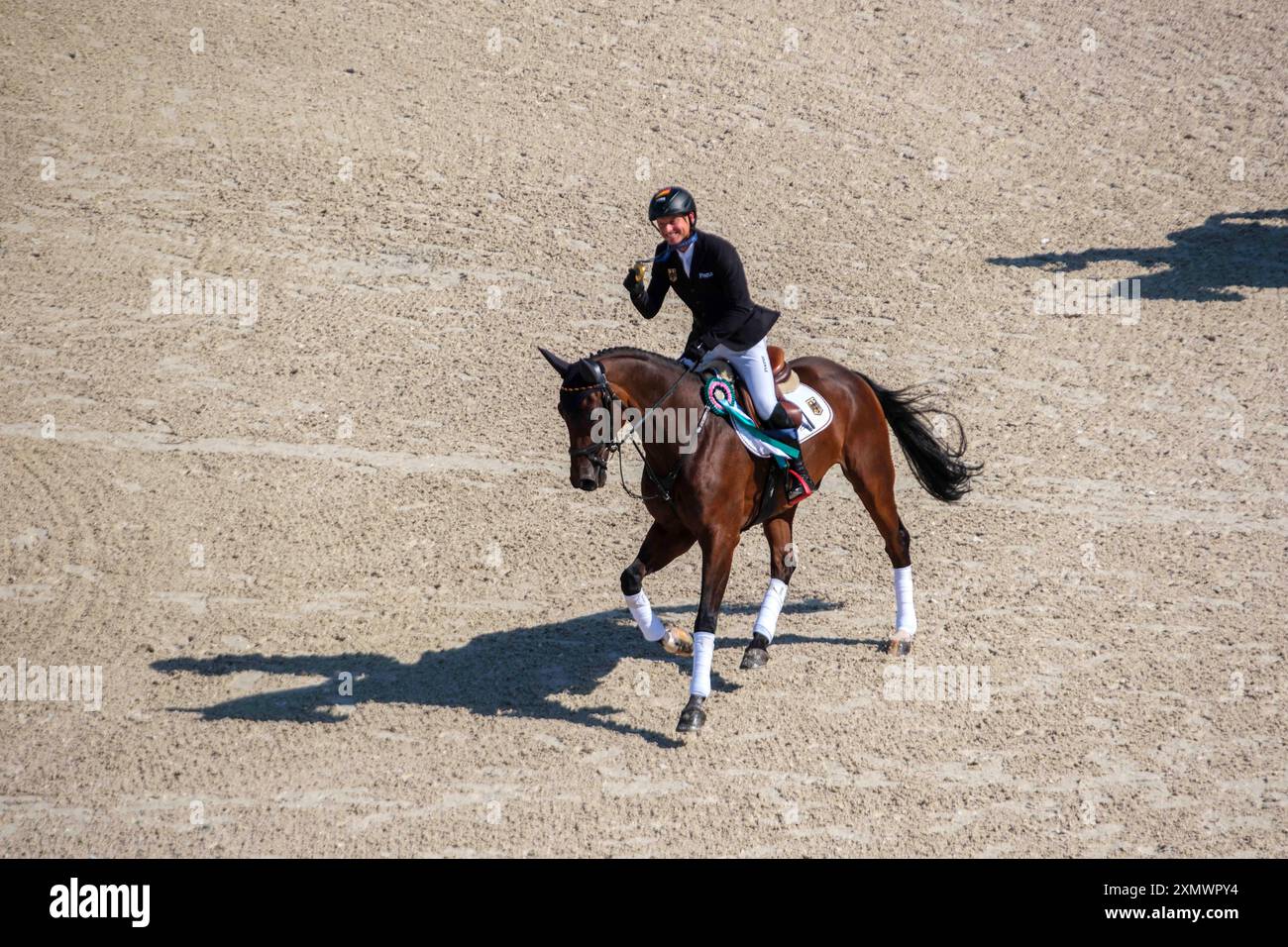 Versailles, France. 29th July, 2024. Equestrian, Individual competition ...