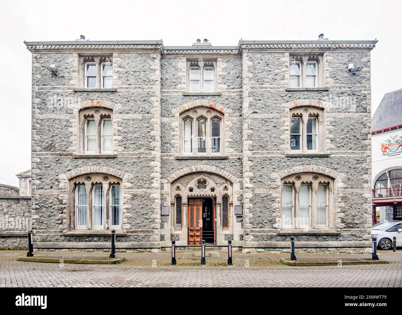 The Old Gaol Caernarfon Stock Photo - Alamy
