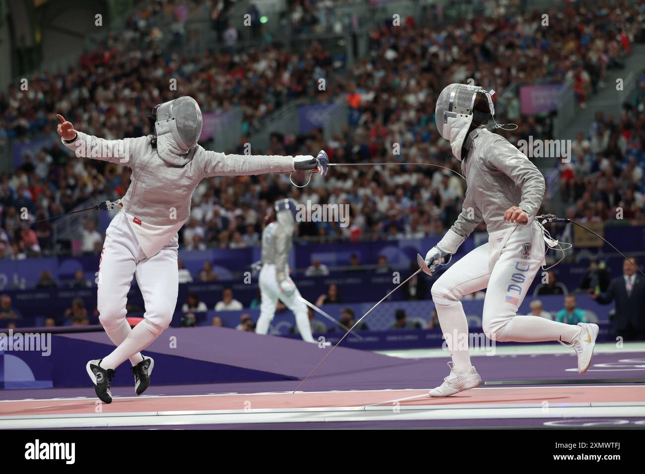 Paris, France. July 29th 2024. (L-R) Choi Sebin of Team Korea and ...