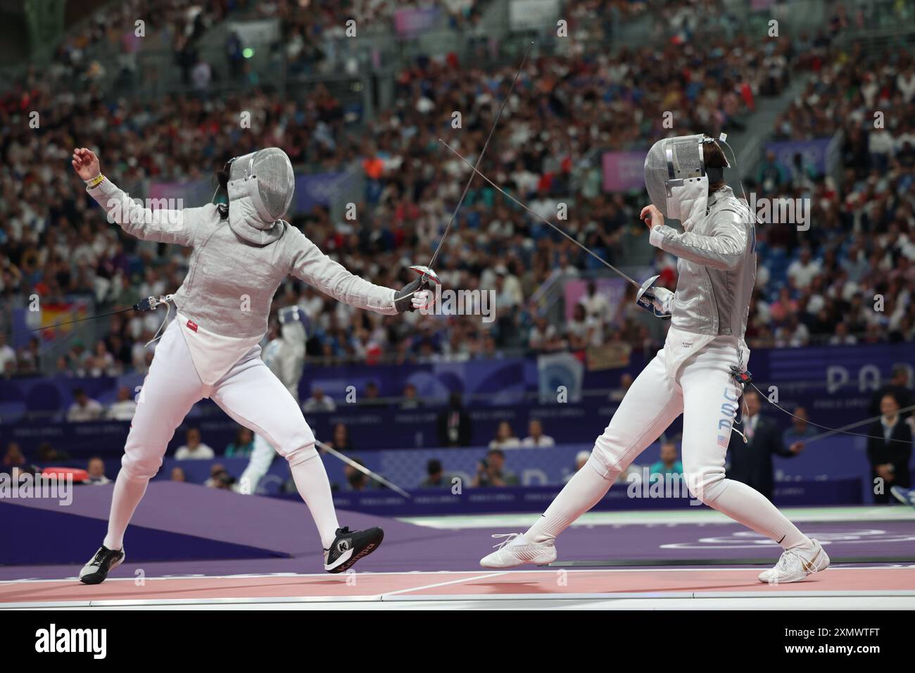 Paris, France. July 29th 2024. (L-R) Choi Sebin of Team Korea and ...