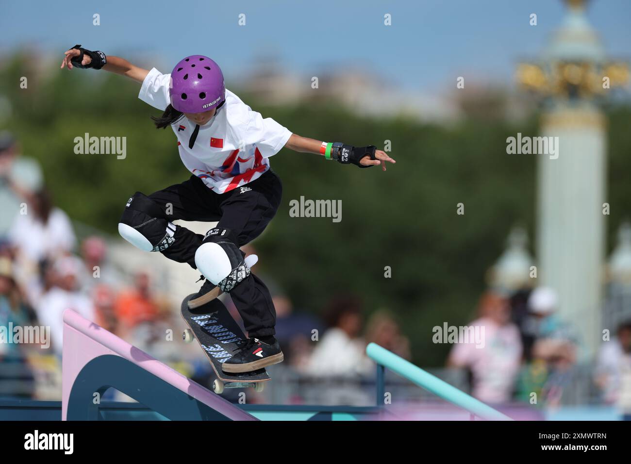 Paris, France. July 27th 2024. China's Cui Chenxi competing during the ...