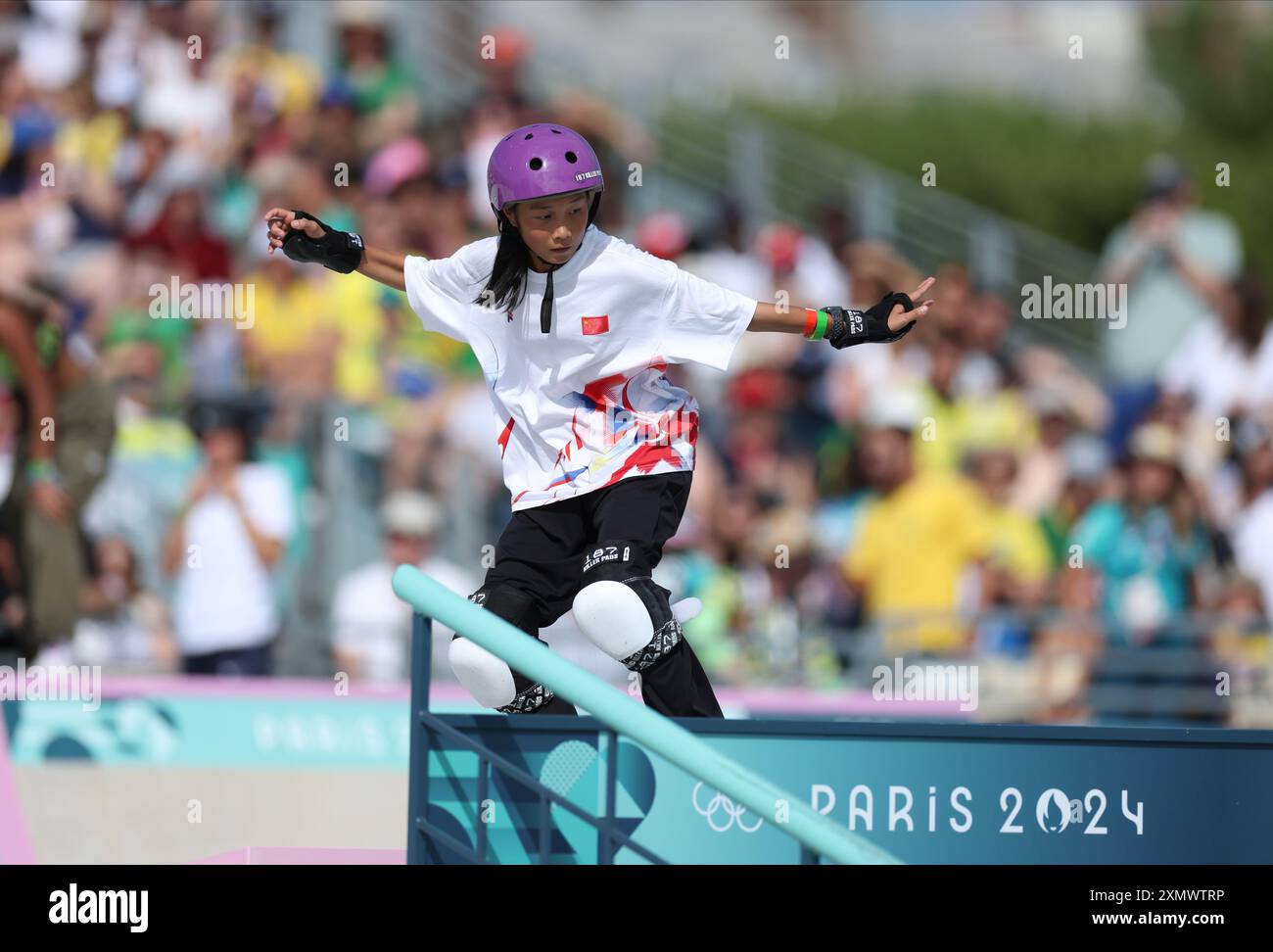 Paris, France. July 27th 2024. China's Cui Chenxi competing during the ...