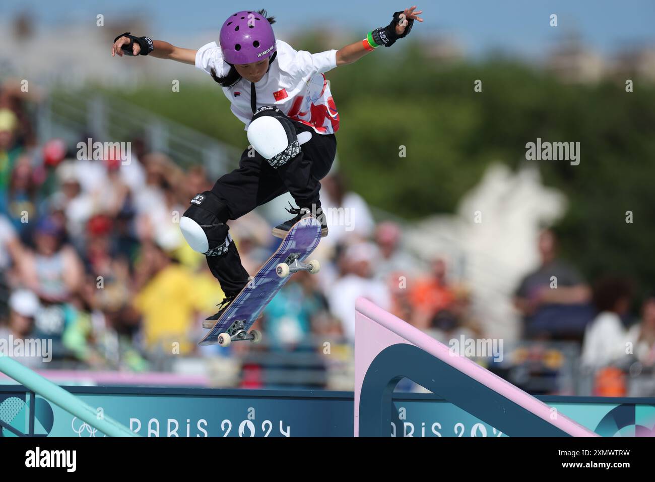 Paris, France. July 27th 2024. China's Cui Chenxi competing during the ...