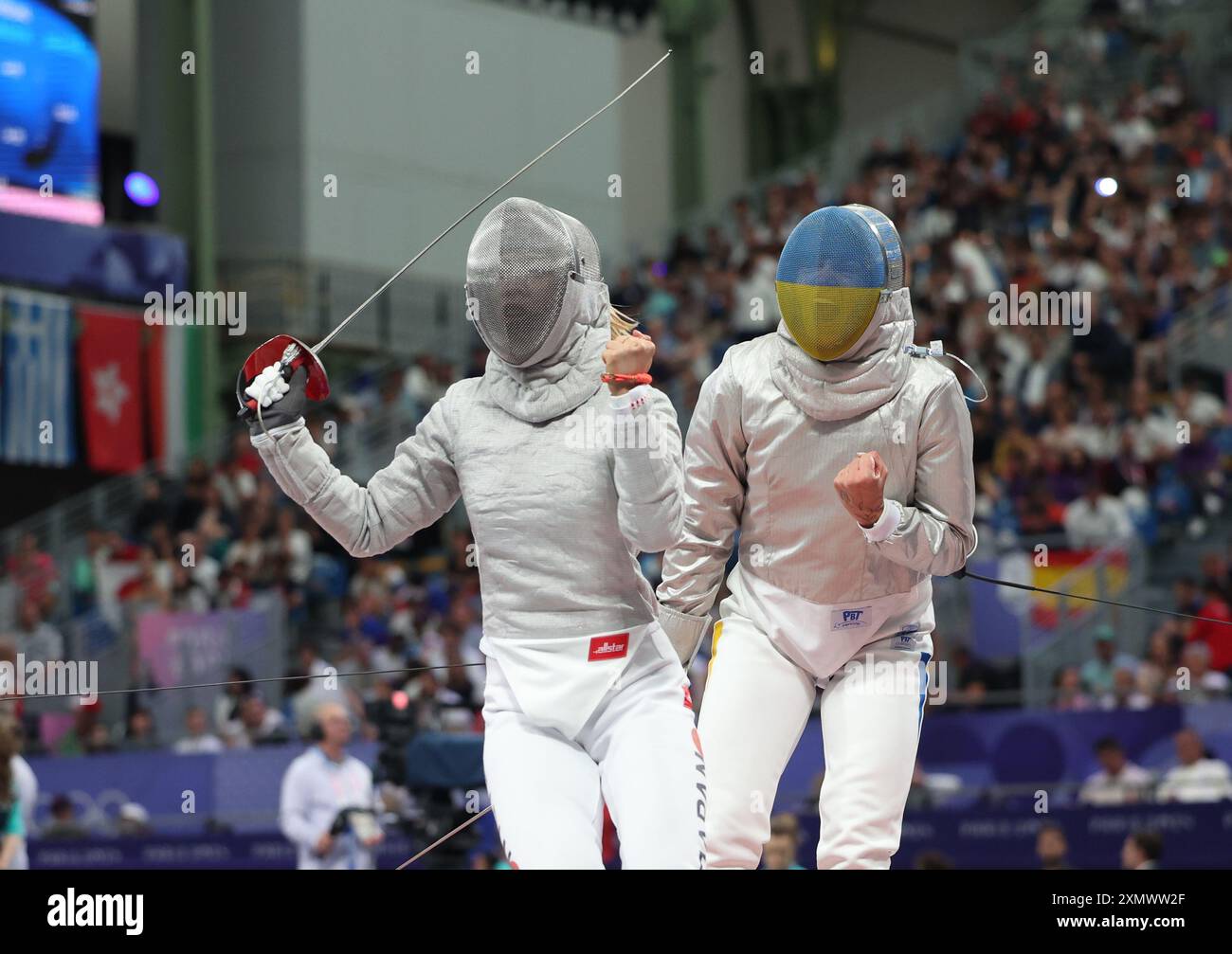 Paris, France. July 29th 2024. (L-R) Emura Misaki of Team Japan and ...