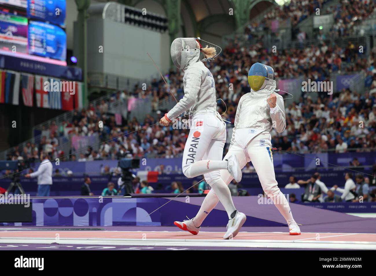 Paris, France. July 29th 2024. (L-R) Emura Misaki of Team Japan and ...