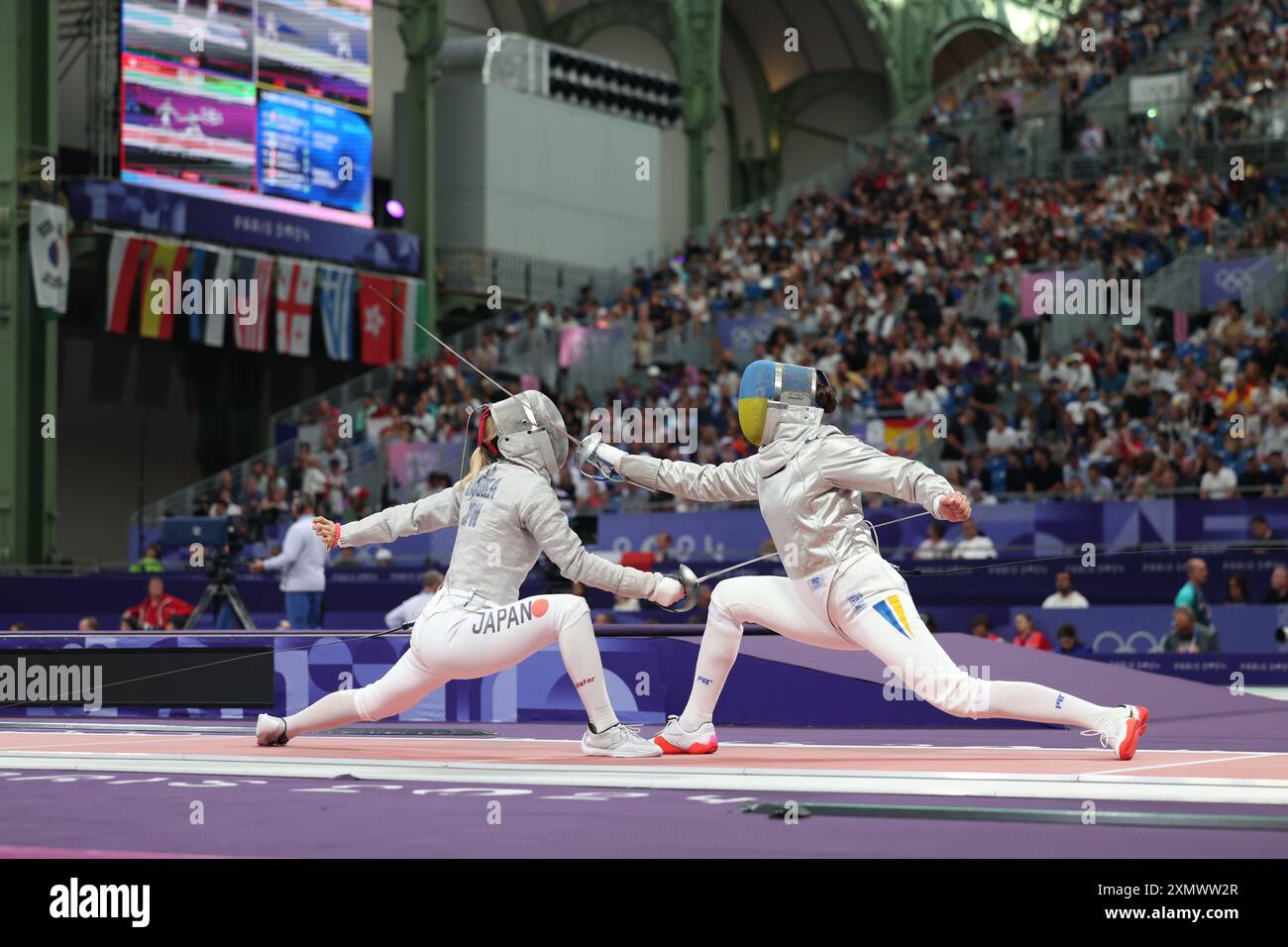 Paris, France. July 29th 2024. (L-R) Emura Misaki of Team Japan and ...