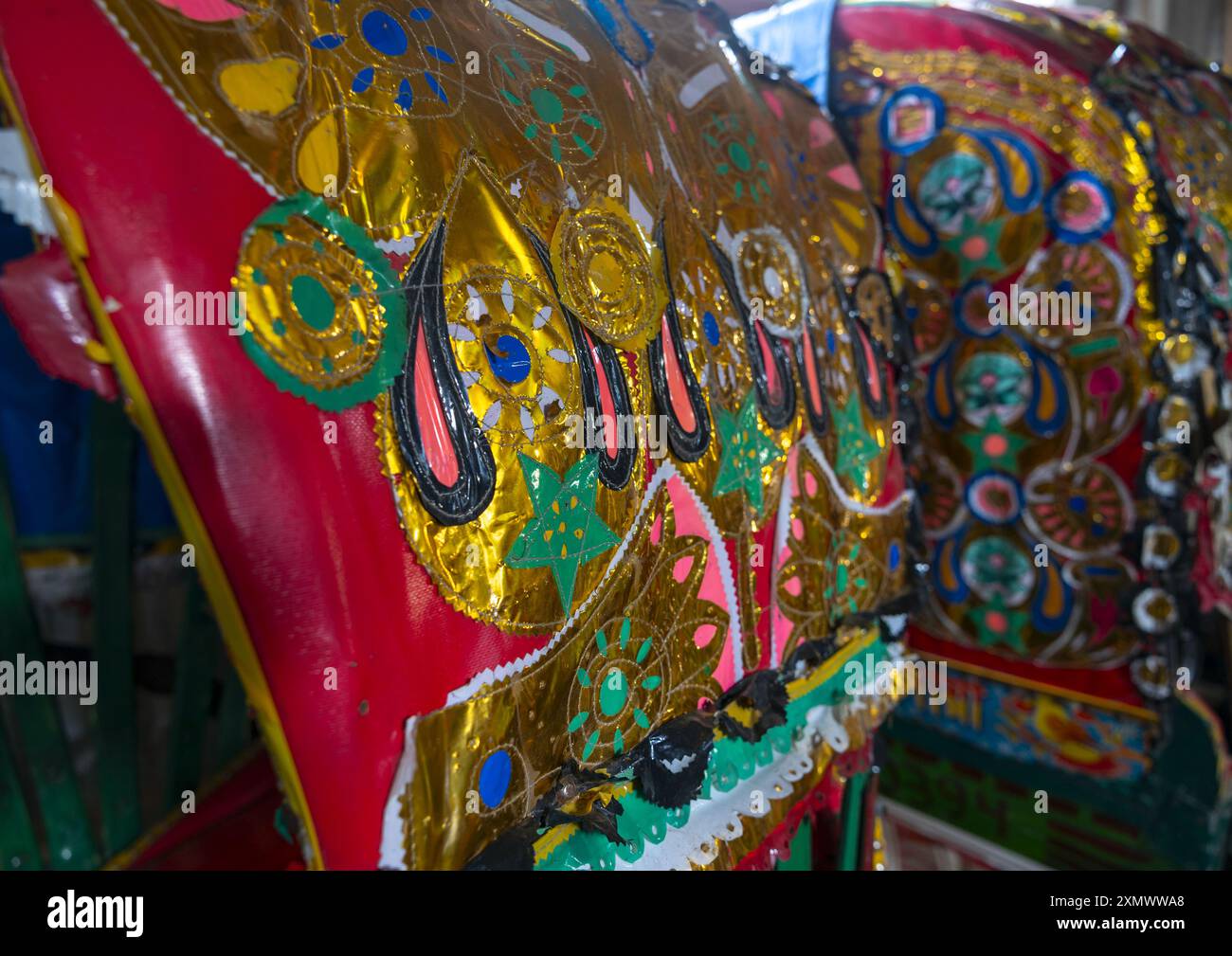 Decorated rickshaws, Dhaka Division, Dhaka, Bangladesh Stock Photo - Alamy