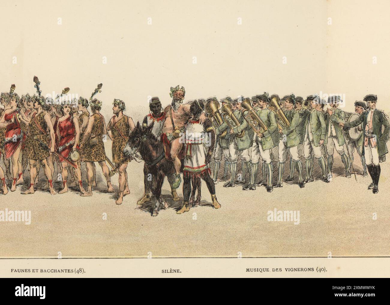 Silenus on donkey hi-res stock photography and images - Alamy