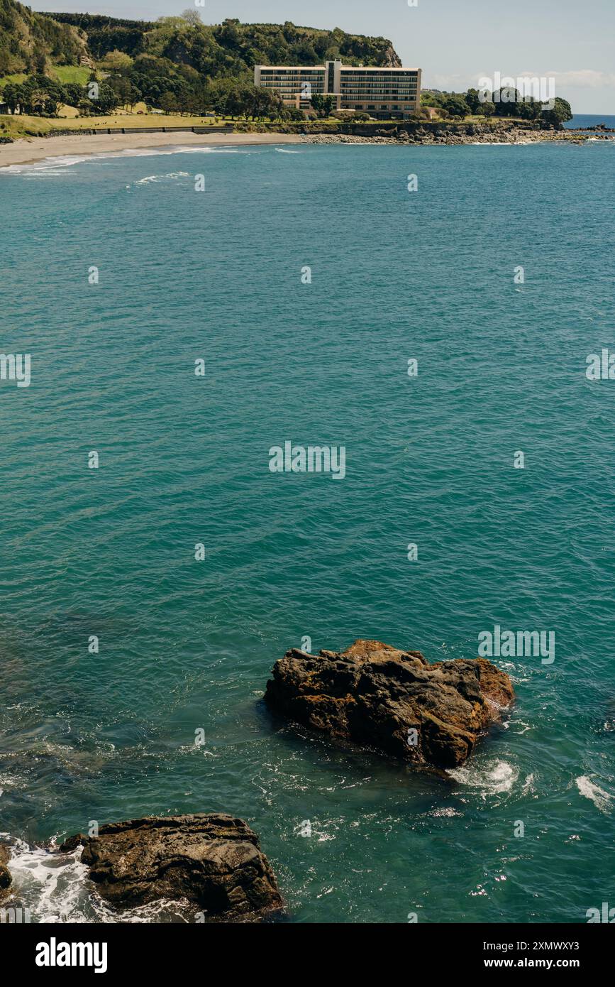 Agua d Alto beach, at Sao Miguel Island, Azores, Portugal. High quality ...