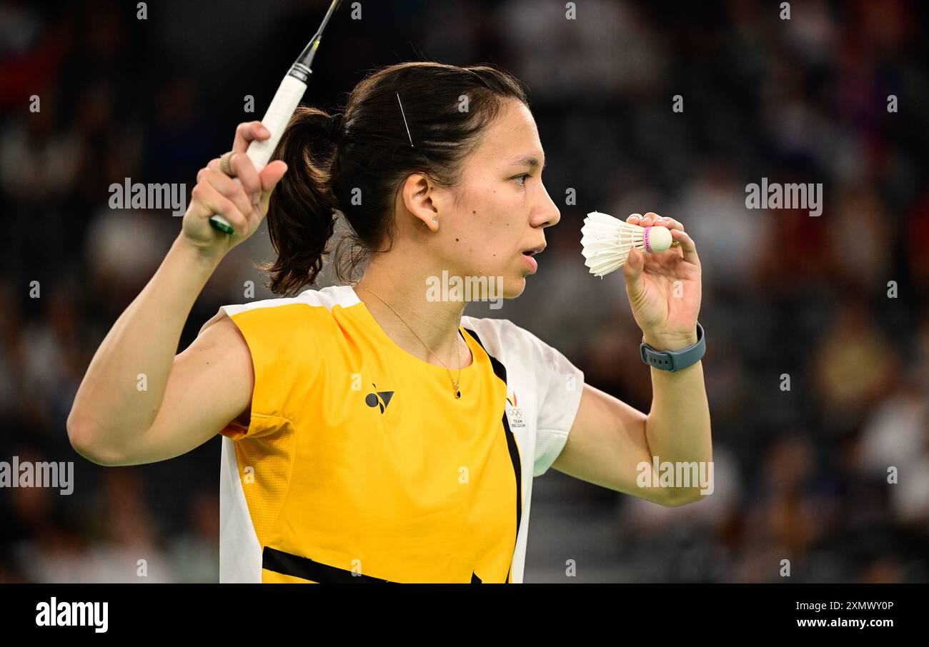 Paris, France. 30th July, 2024. Belgian Lianne Tan pictured in action ...
