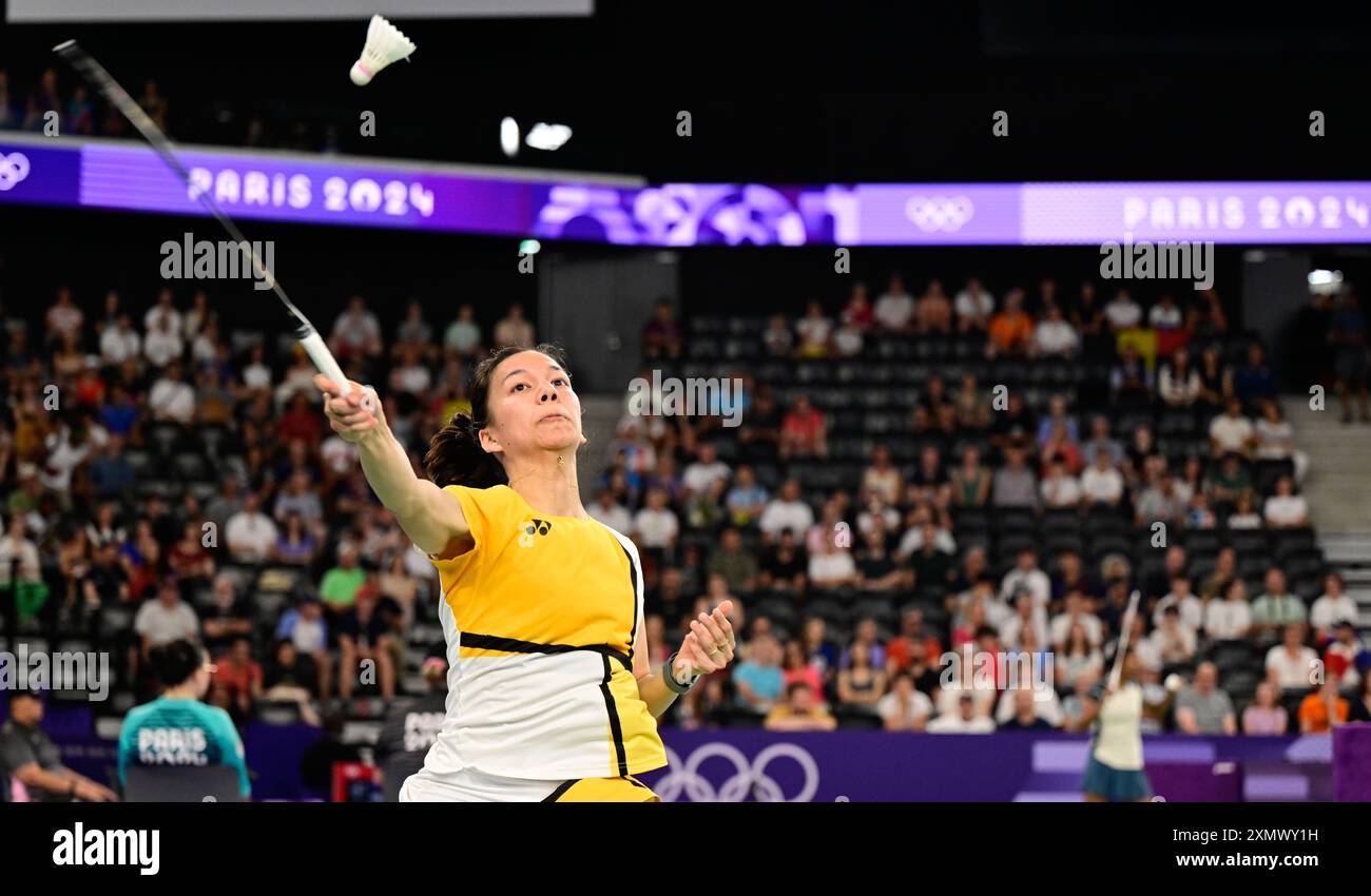 Paris, France. 30th July, 2024. Belgian Lianne Tan pictured in action ...