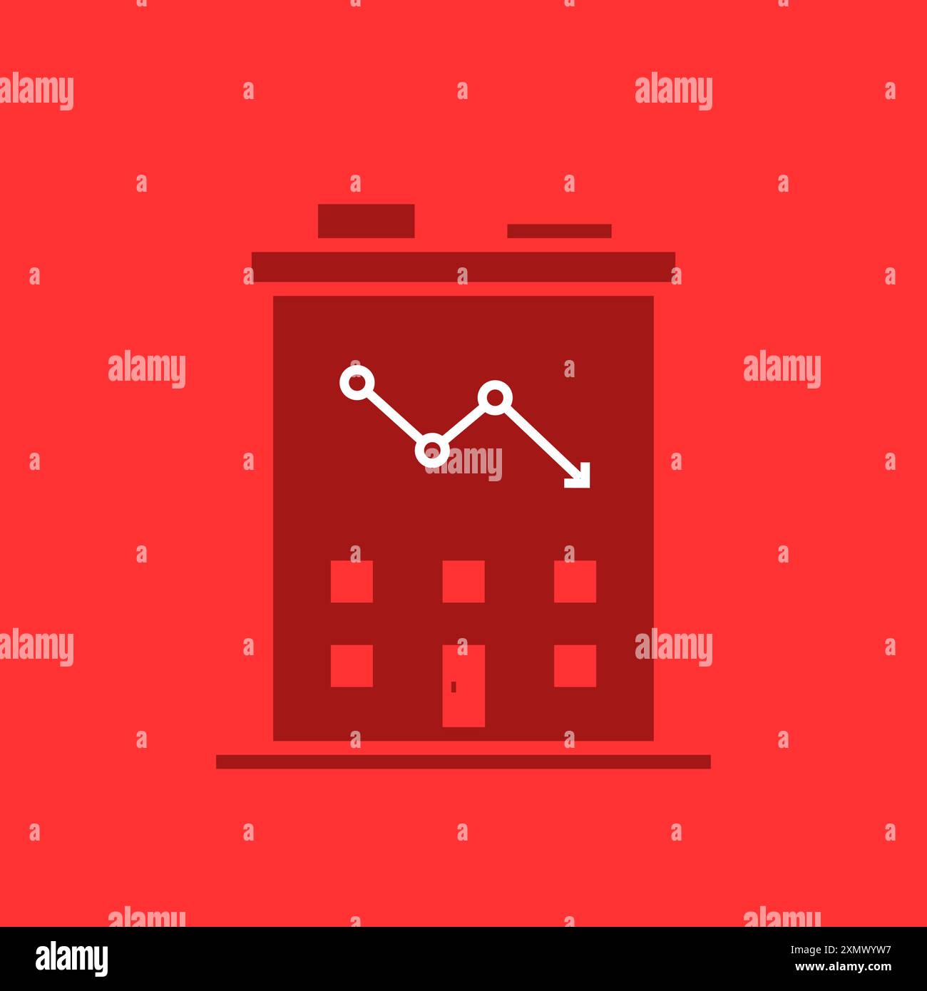 Inflation and property market Stock Vector Images - Alamy