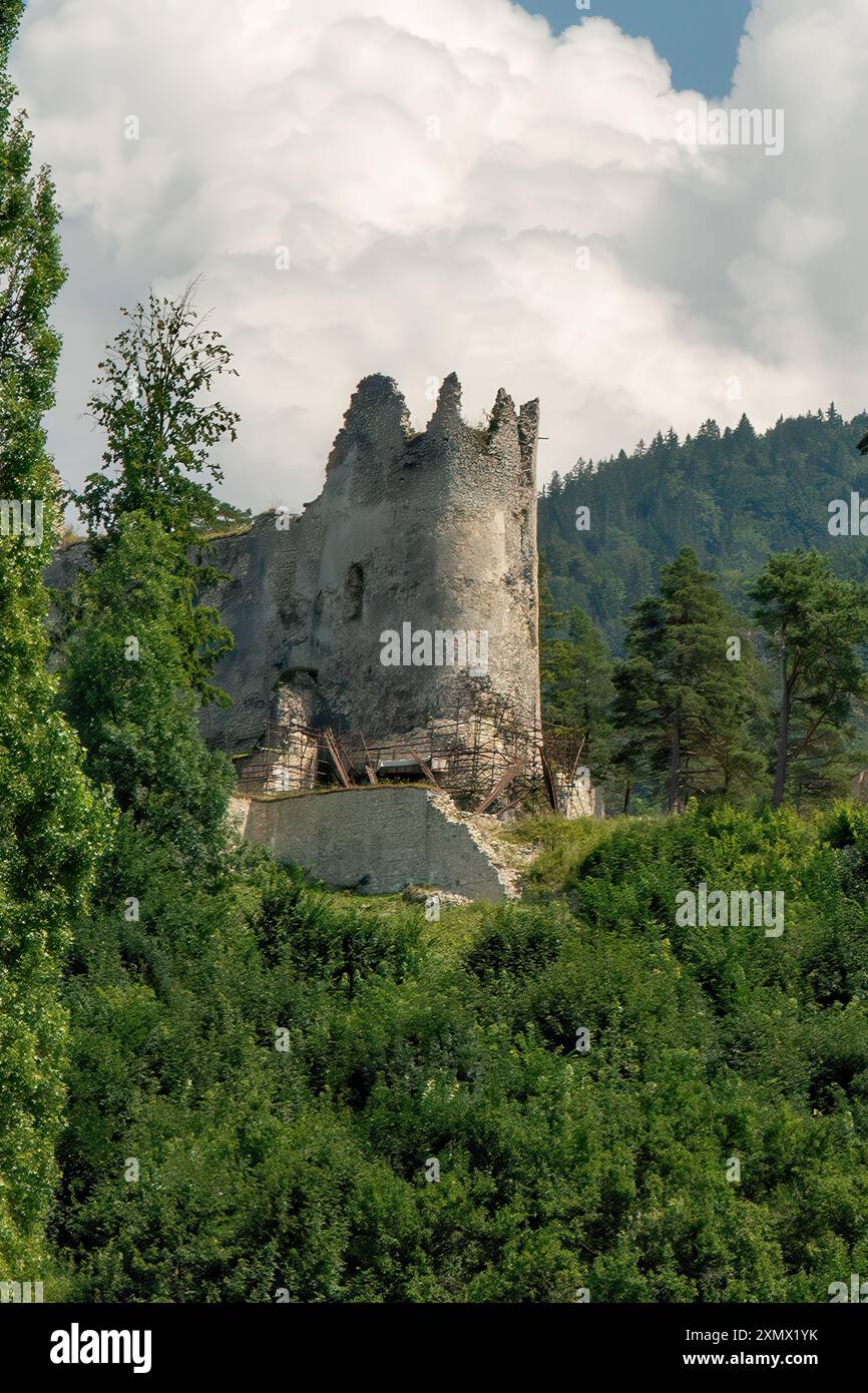 Ruin of Hrad Blatnica, Blatnica, Slovakia Stock Photo - Alamy