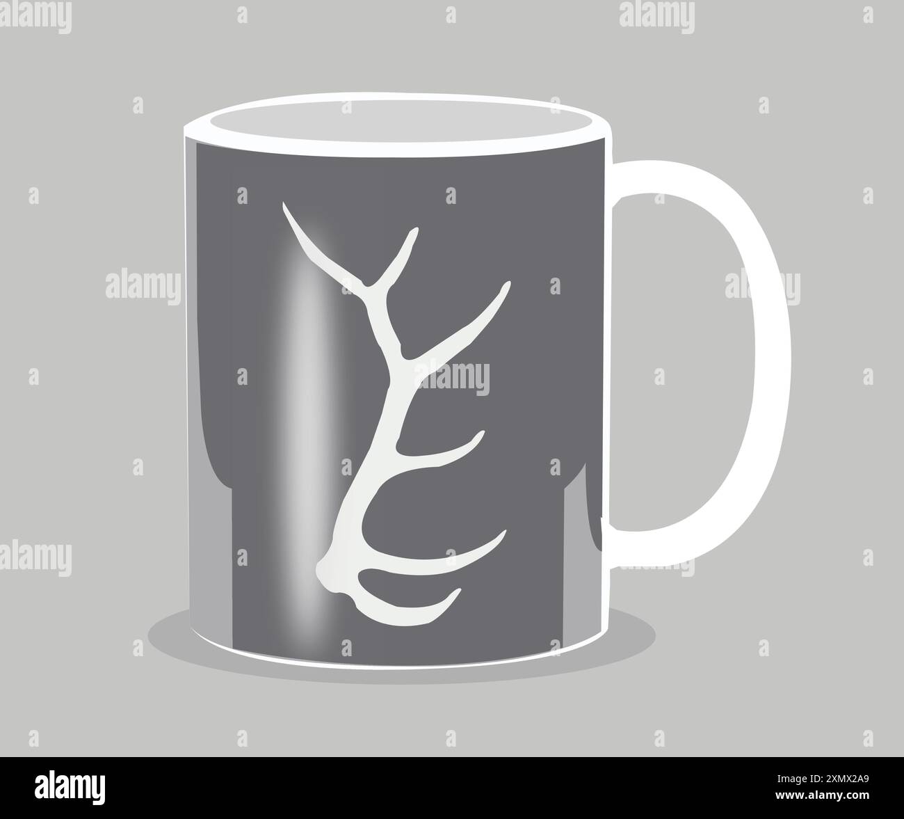 Vector illustration of fancy tea mug Stock Vector Image & Art - Alamy