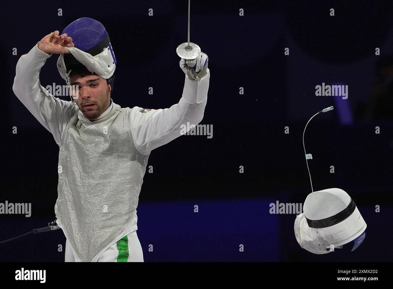 Parigi, France. 30th July, 2024. Filippo Macchi in action during Men's ...