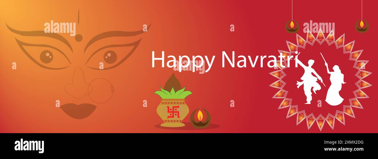 Navratri ke poster hi-res stock photography and images - Alamy