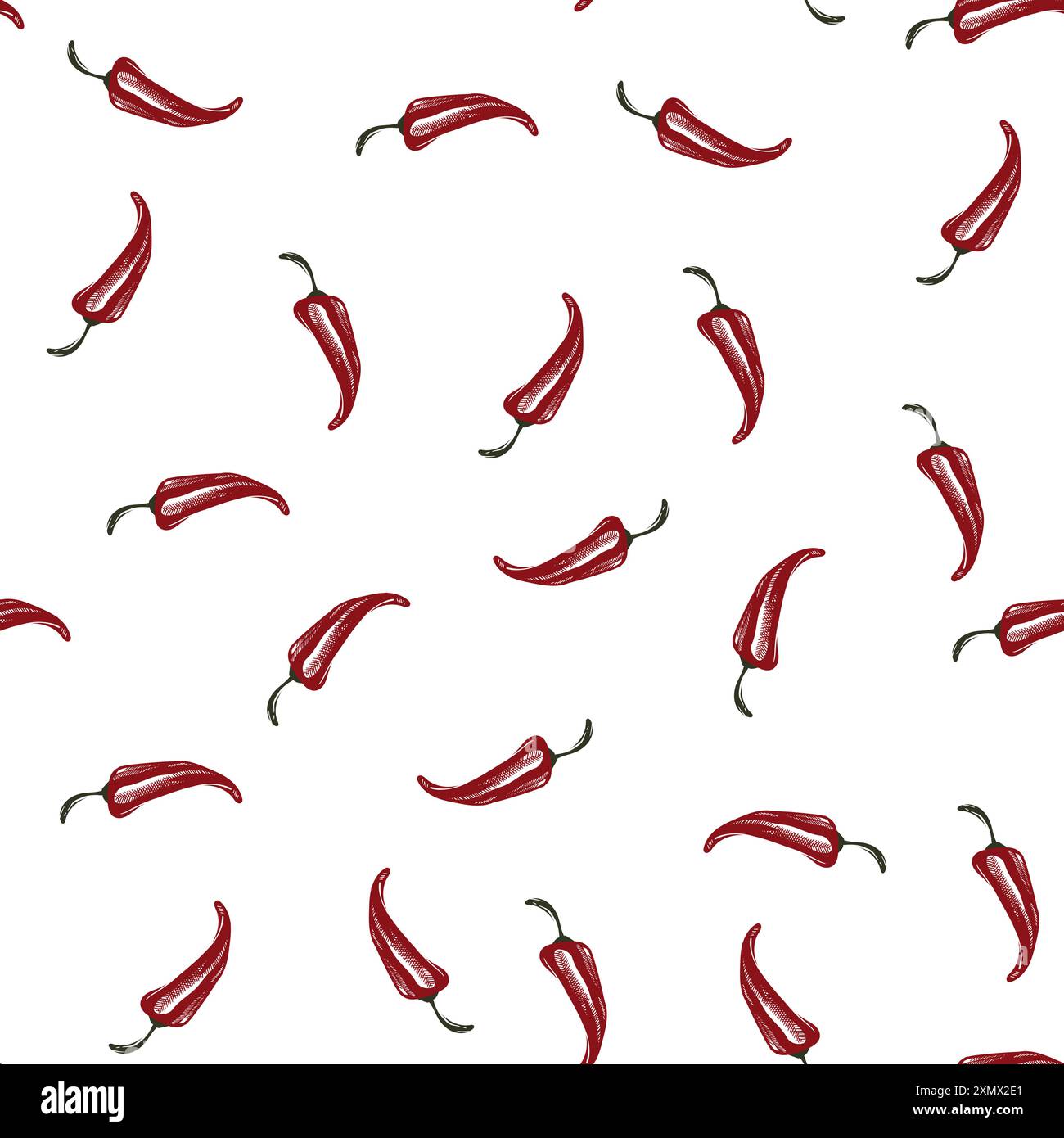 Chili peppers in white Stock Vector Images - Alamy
