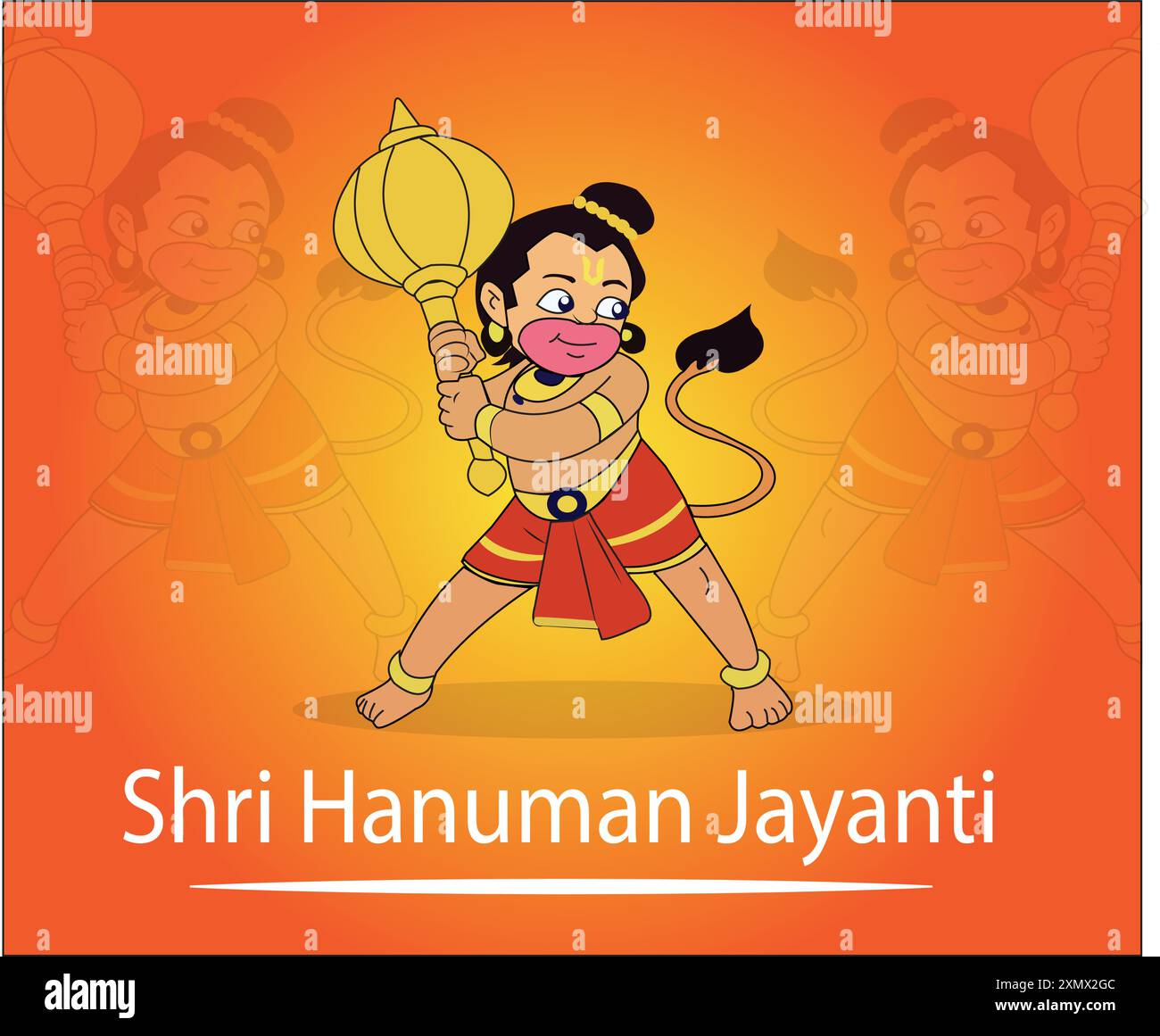 Hanuman birthday Stock Vector Images - Alamy