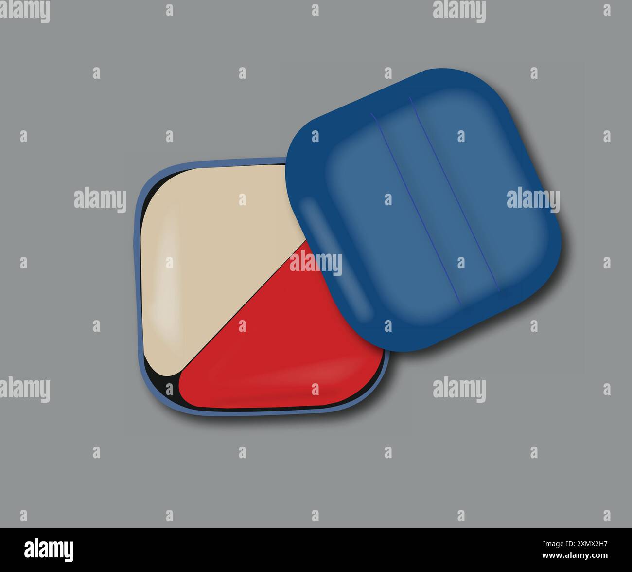 Vector illustration of tiffin box Stock Vector Image & Art - Alamy