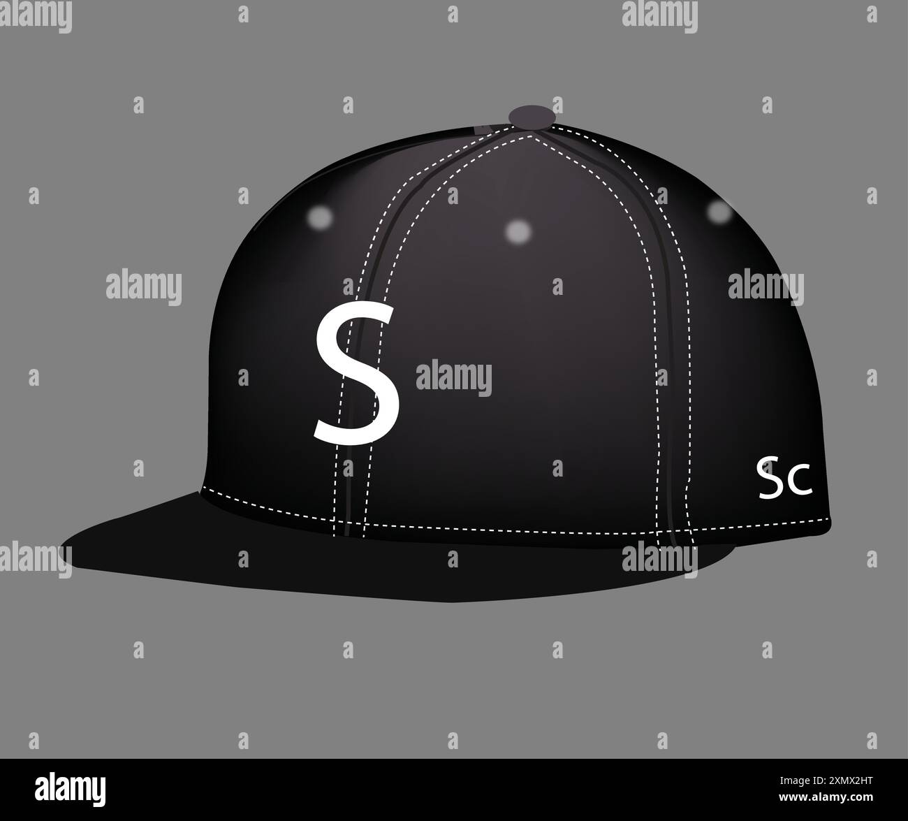 Vector illustration of cap with letter 's' Stock Vector Image & Art - Alamy