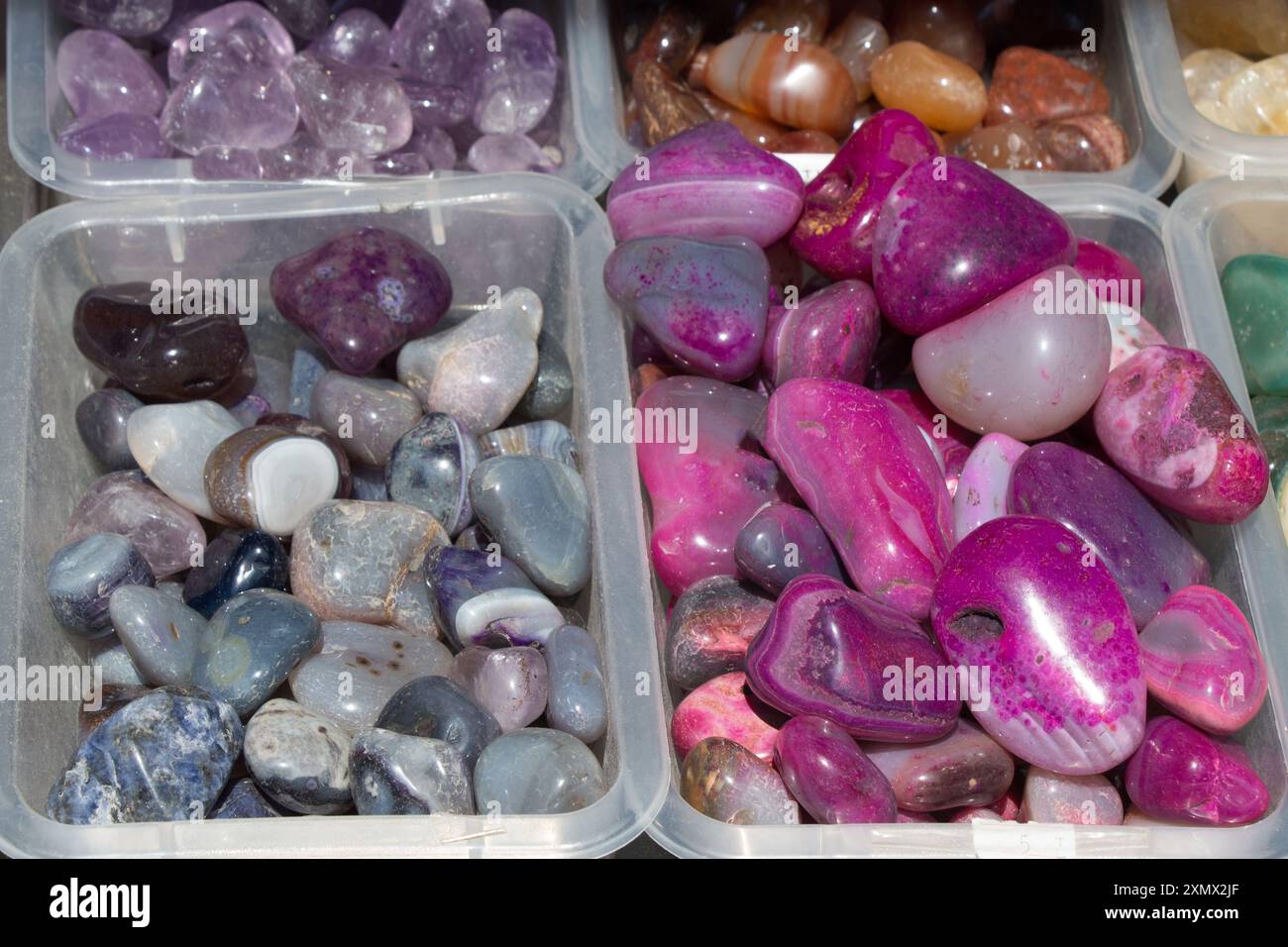 Set of natural mineral gemstones of a certain type Stock Photo - Alamy